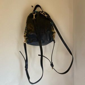 Steve Madden | Bags | Steve Madded Green And Blue Floral Backpack ...